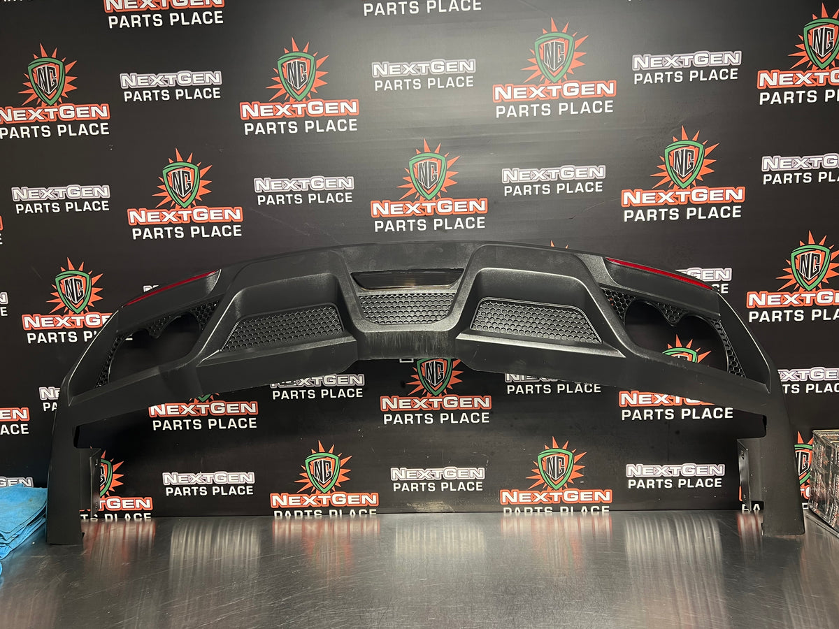 2015 FORD MUSTANG GT350 STYLE MP CONCEPTS REAR BUMPER LOWER VALANCE TR ...