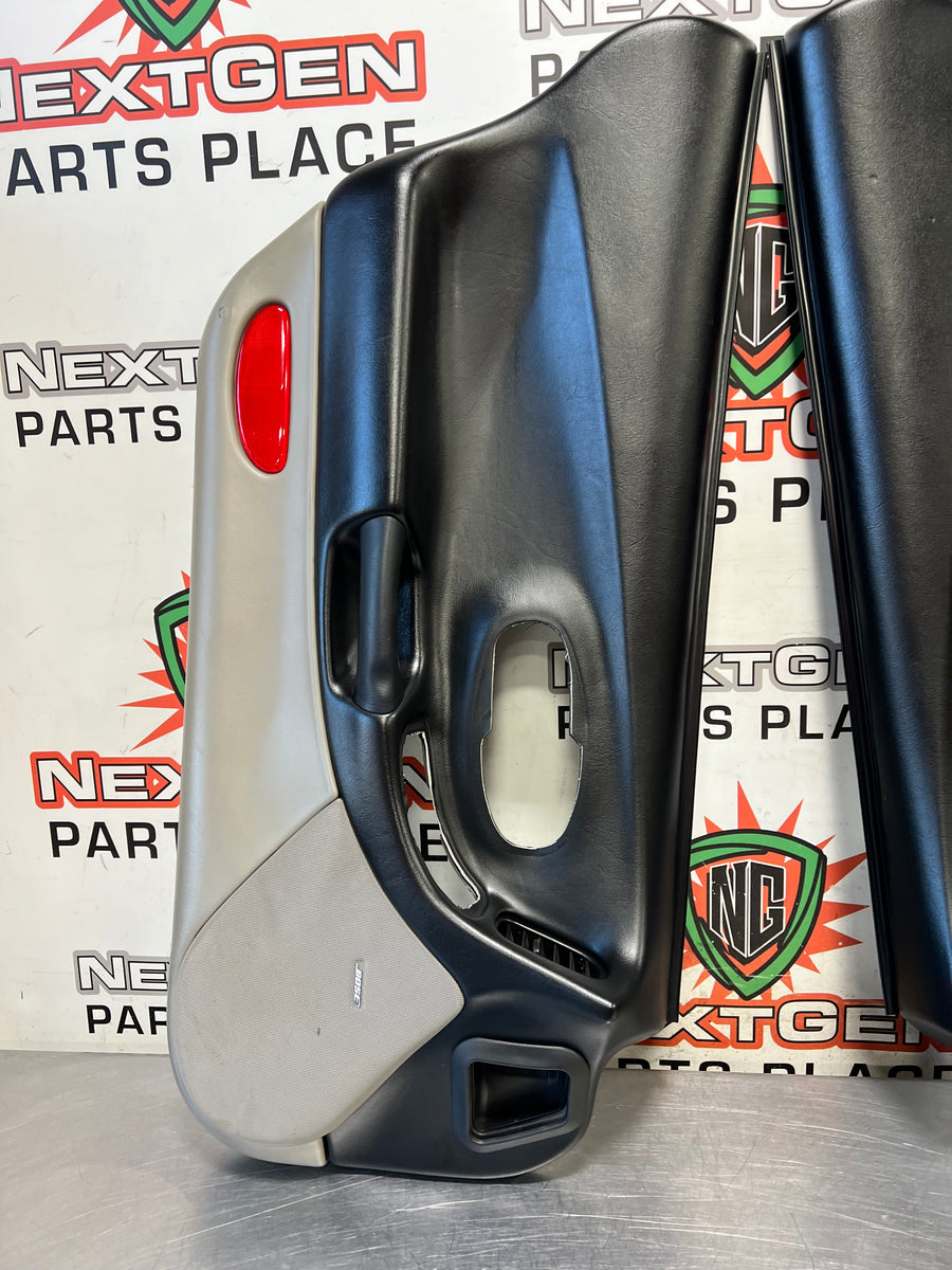 97-04 C5 CORVETTE INTERIOR DOOR PANELS LH & RH LIGHT GREY OEM #671 ...