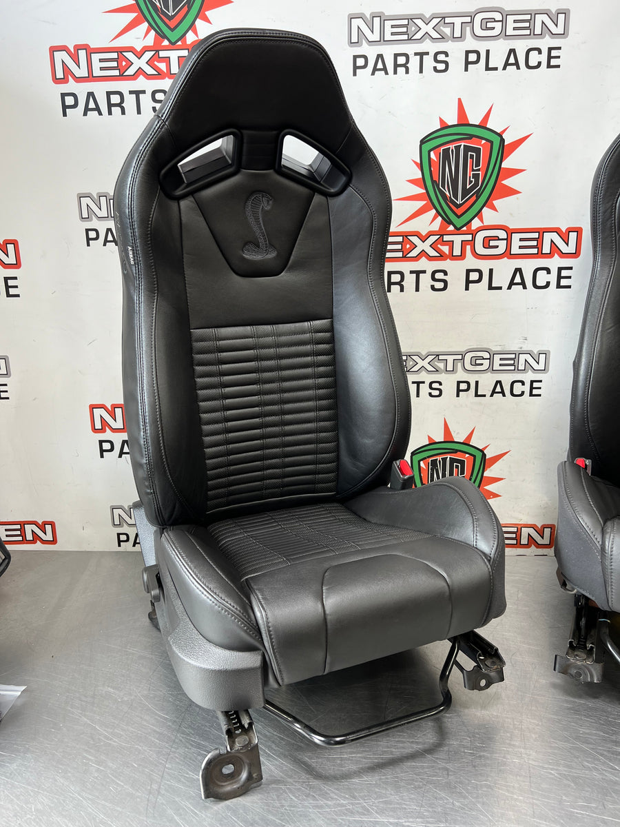 2005-2014 FORD MUSTANG GT500 RECARO PERFORMANCE LEATHER BUCKET SEATS O ...