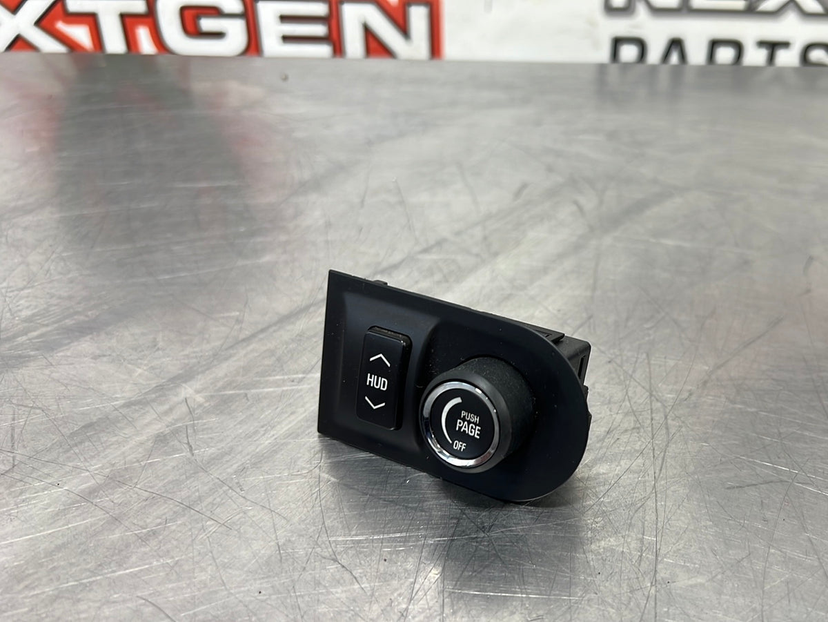 2011 CAMARO SS HEADS UP DISPLAY (HUD) SWITCH OEM #320 – NextGenPartsPlace