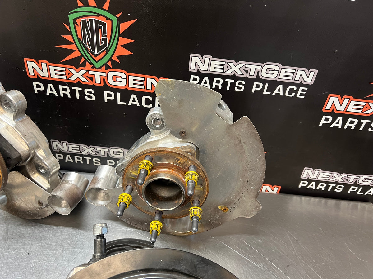 17 C7 CORVETTE Z06 LG MOTORSPORTS DROP SPINDLES AND HD TIE RODS #1181 ...
