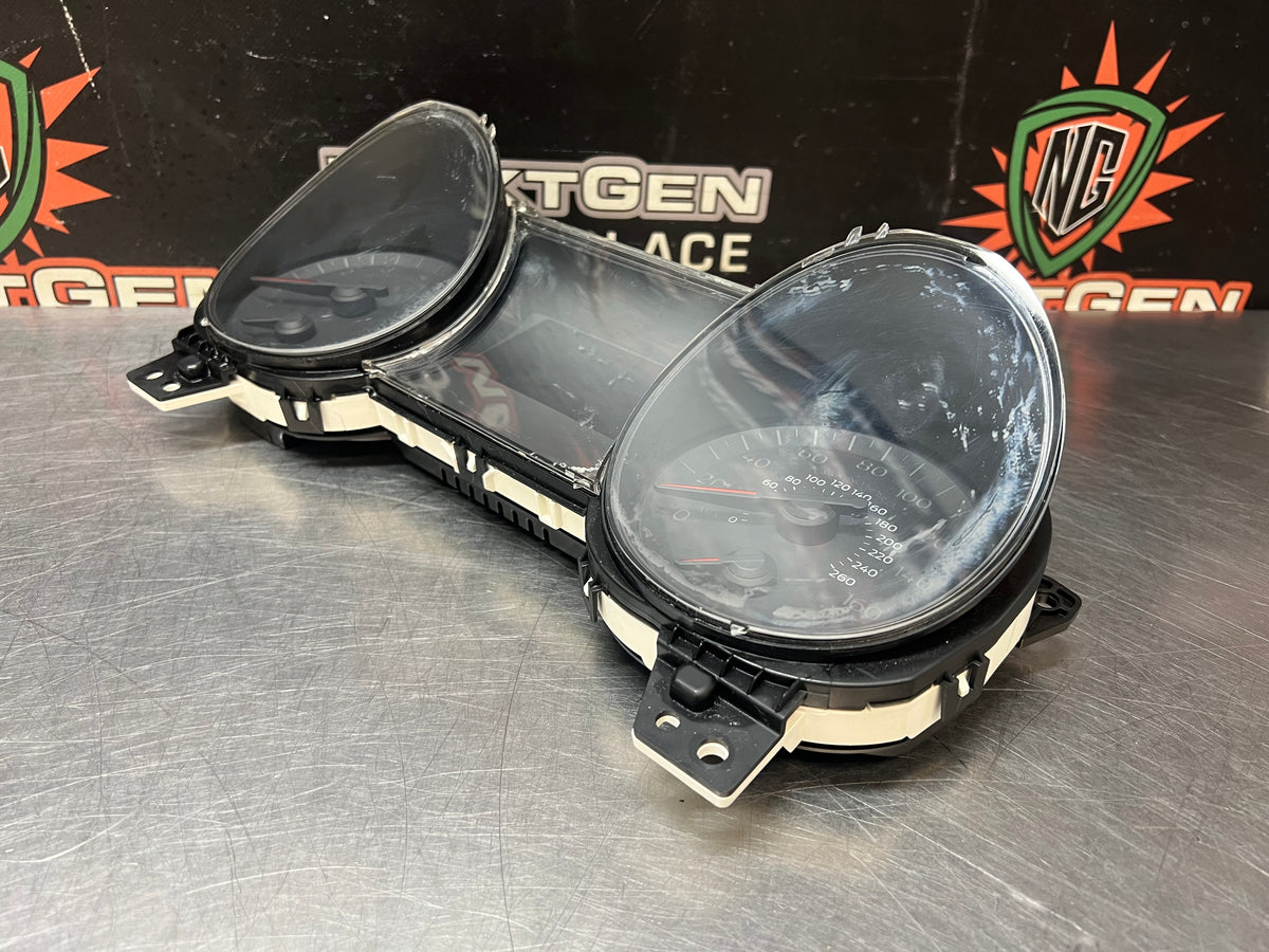 2017 MUSTANG GT SPEEDOMETER MANUAL TRACKAPP INSTRUMENT CLUSTER OEM #12 ...