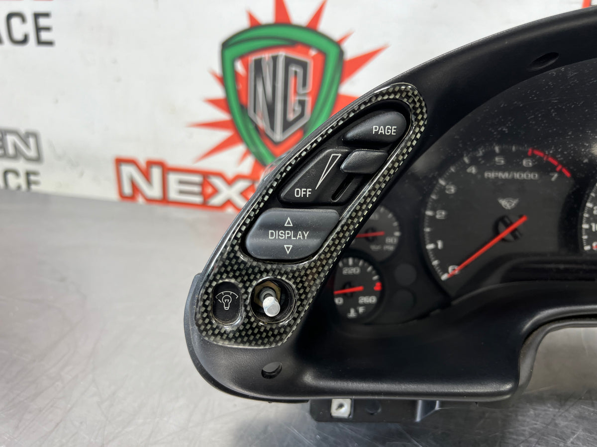 2001 C5 CORVETTE CLUSTER WITH BEZEL OEM 109,421 MILES #540 ...