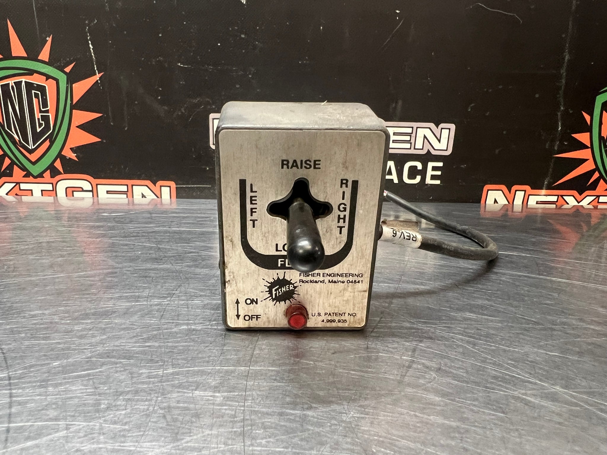 2006 FORD F350 FISHER PLOW CONTROL JOYSTICK STRAIGHT BLADE 6 PIN #1212 ...