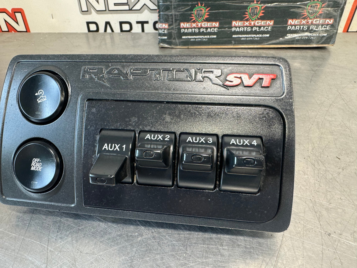 2012 F150 SVT RAPTOR CENTER CONSOLE AUXILLARY OFF ROAD SWITCH OEM #512 ...