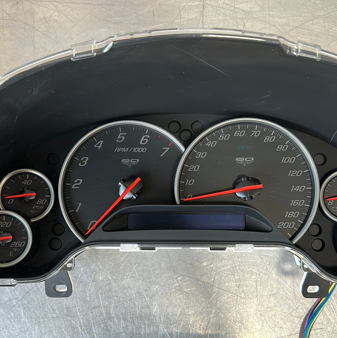 2013 C6 CORVETTE GRAND SPORT 60th Anniversary CLUSTER GAUGES 15k 22871 ...