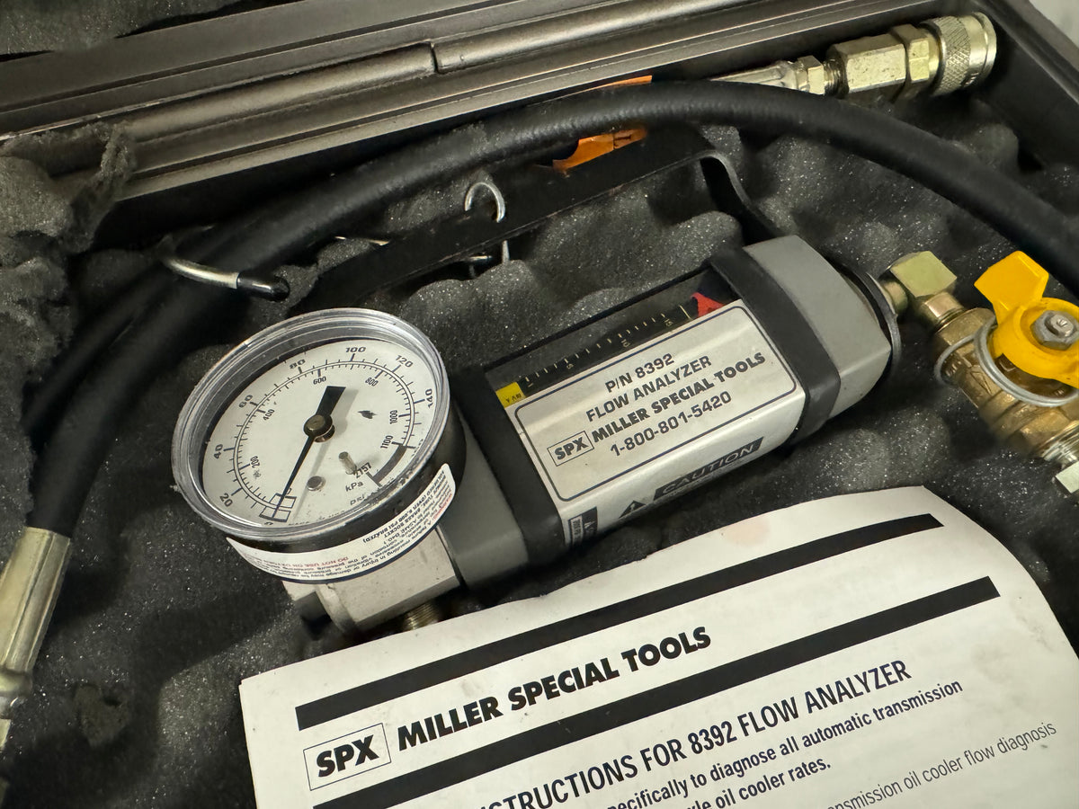 MILLER SPECIALTY TOOLS 8392 COOLING SYSTEM FLOW METER ANALYZER #W9 ...