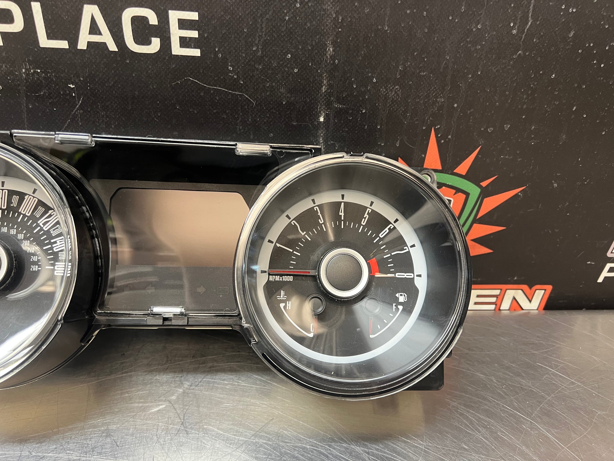 2013 FORD MUSTANG GT PREMIUM INSTRUMENT CLUSTER SPEEDOMETER TRACK APPS ...