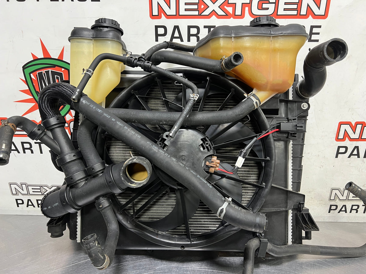 2010 FORD MUSTANG SHELBY GT500 RADIATOR COOLING FAN ASSEMBLY WITH COOL ...