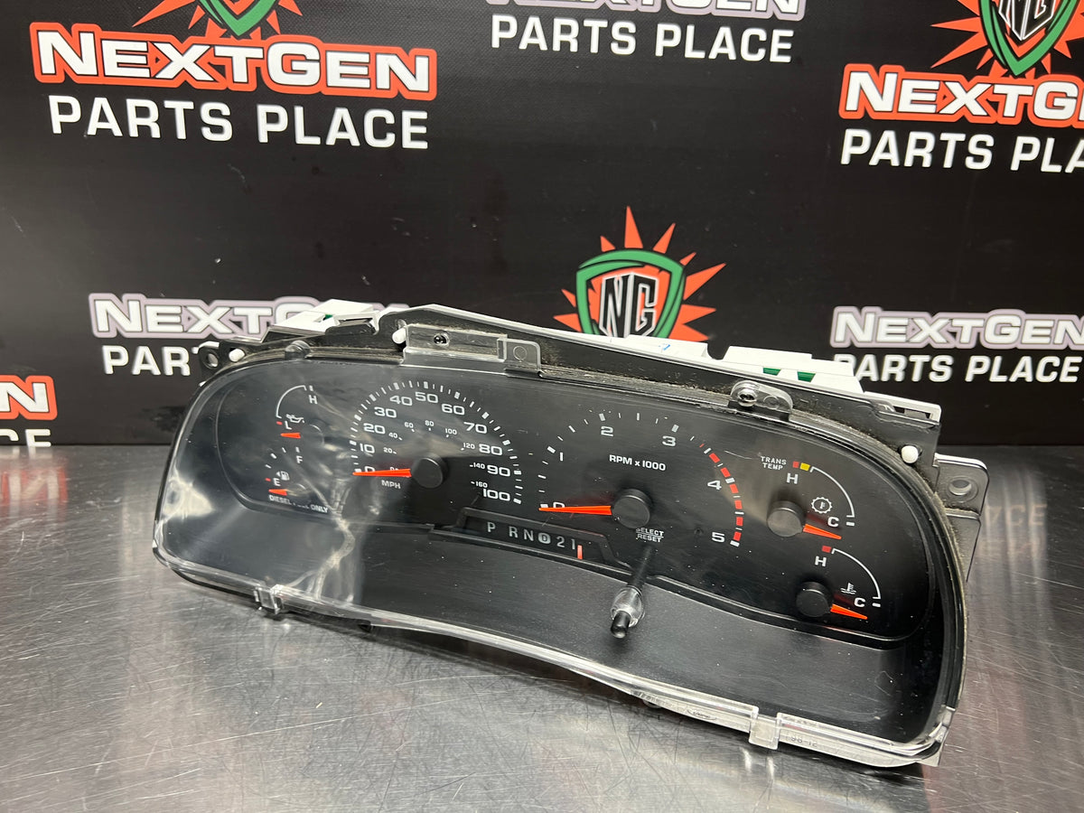 2002 FORD F350 7.3 DIESEL INSTRUMENT CLUSTER OEM #817 – NextGenPartsPlace