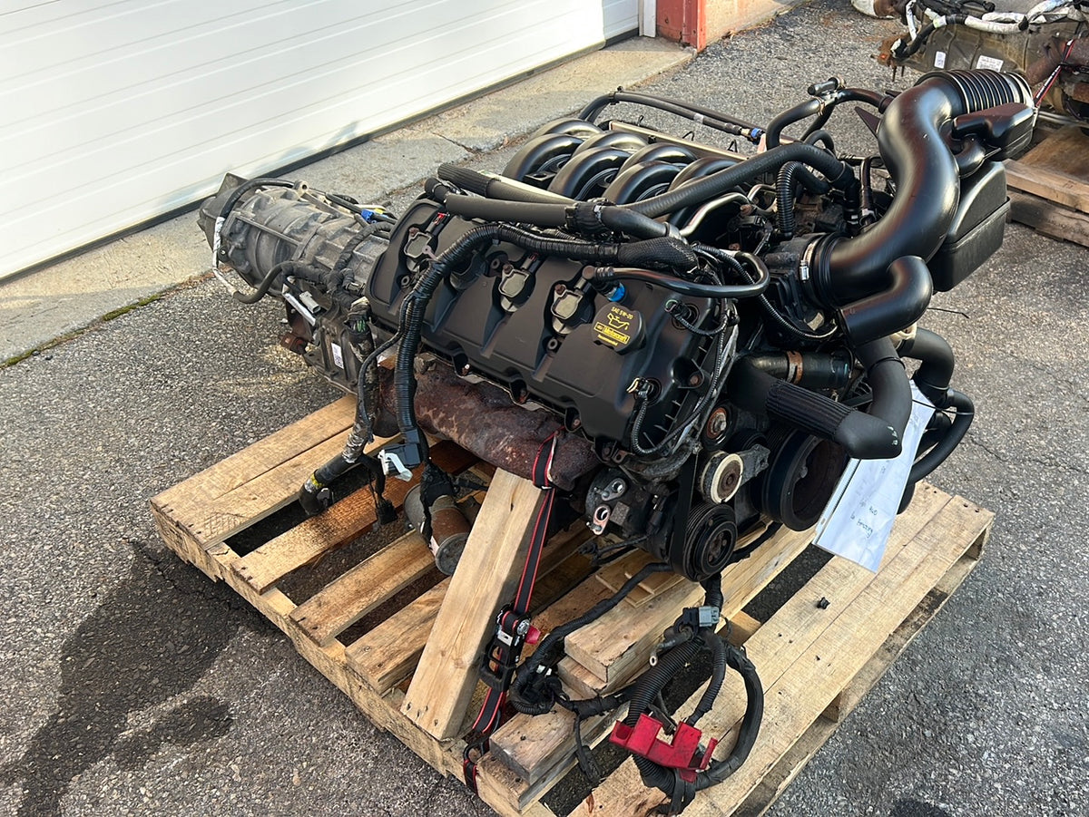 2011 FORD F150 5.0 COYOTE ENGINE 6R80 TRANSMISSION TRANSFER CASE COMPL ...