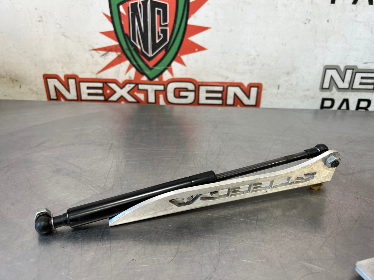 2011 FORD MUSTANG GT AFTERMARKET STEEDA BILLET ENGRAVED HOOD STRUT KIT ...