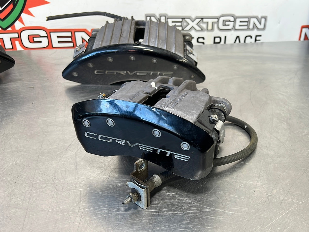 97-04 C5 CORVETTE BRAKE CALIPERS FRONT AND REAR LINES AND PADS INCLUDE ...