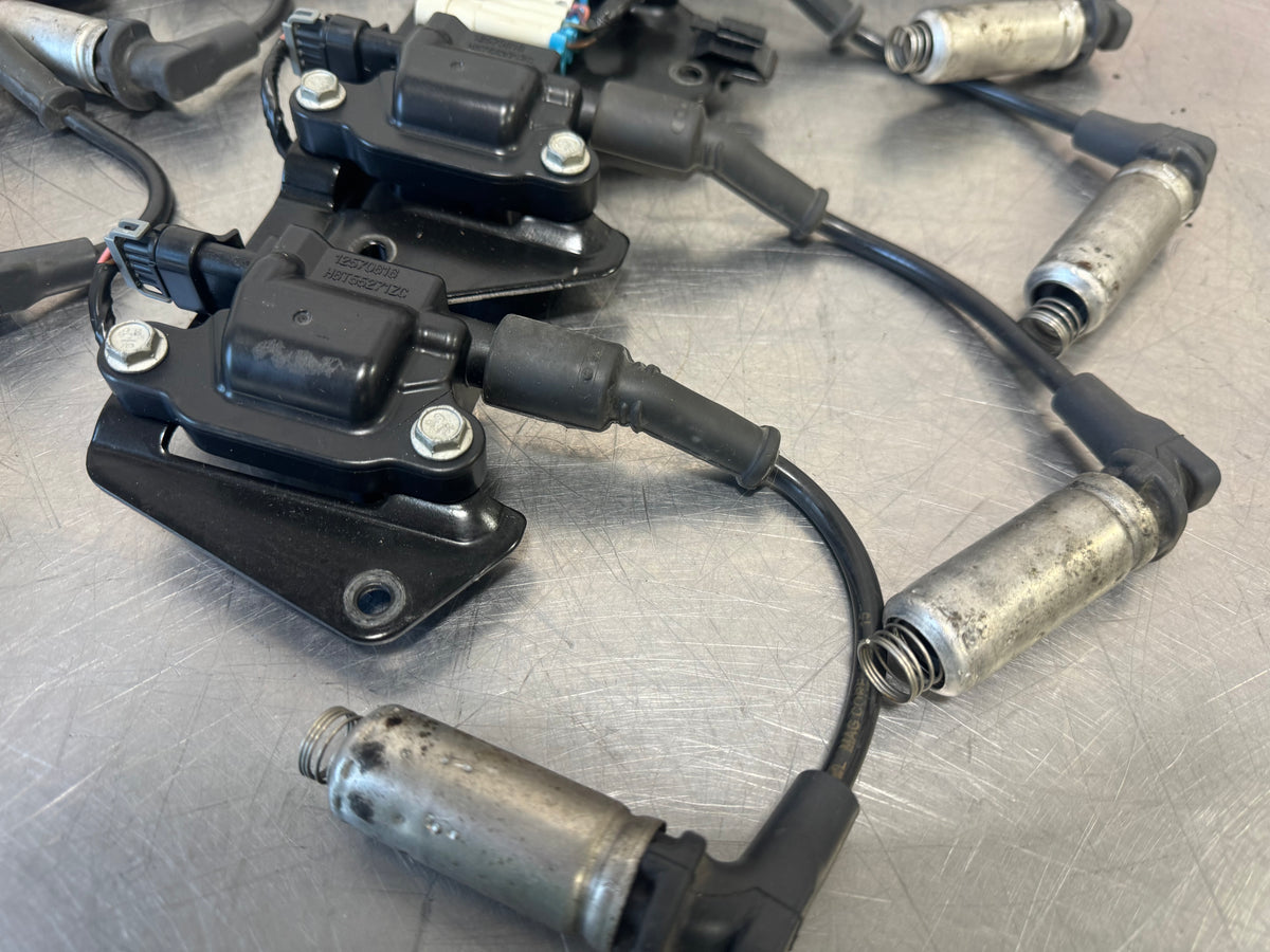 2005 C6 CORVETTE LS2 COIL PACKS AND BRACKETS USED #487 – NextGenPartsPlace