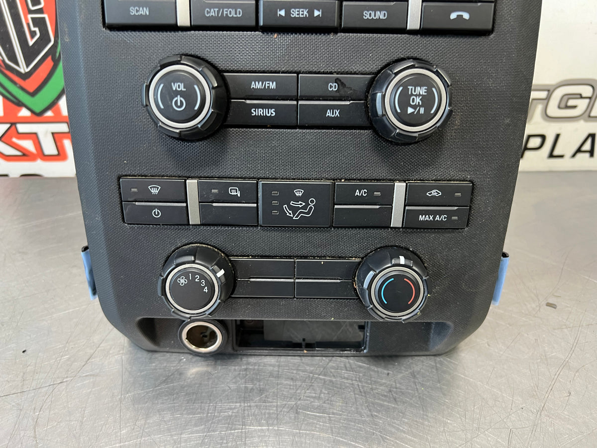 11- 14 FORD F150 RADIO BEZEL FACE AC HEAT CLIMATE CONTROL PANEL OEM #5 ...